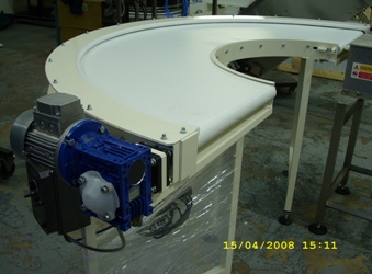 Belt Bend Conveyor Photos : Wire Belt Conveyors : Modular Radius Bend ...