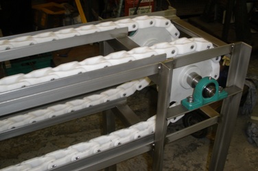Crate Conveyors handling Cases - C-Trak Client Project