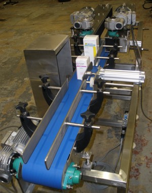 Inspection Conveyor for Reject Products - Twin Grip Belt ~ Conveyor ...