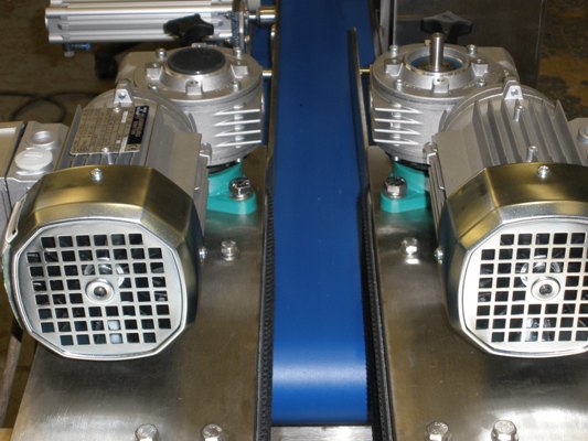 Inspection Conveyor for Reject Products - Twin Grip Belt ~ Conveyor ...